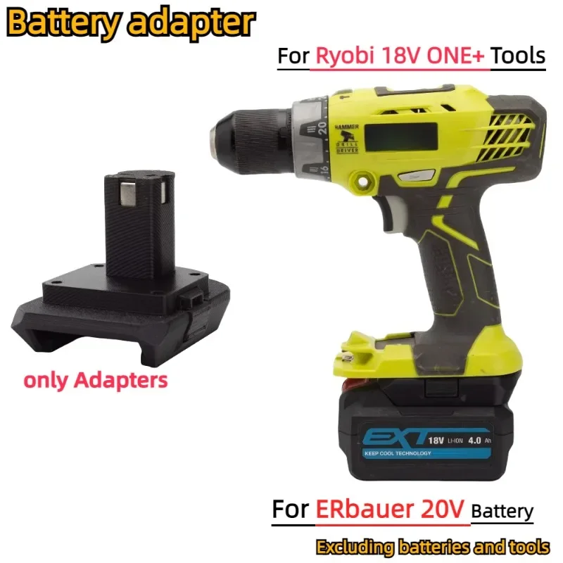 Battery Adapter for ERbauer 20V EXT Lithium Battery Converter TO Ryobi ...