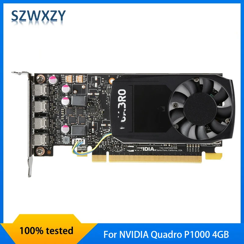 For-NVIDIA-Quadro-P1000-4GB-128bit-GDDR5-PCI-Express-3-0-x16 ...