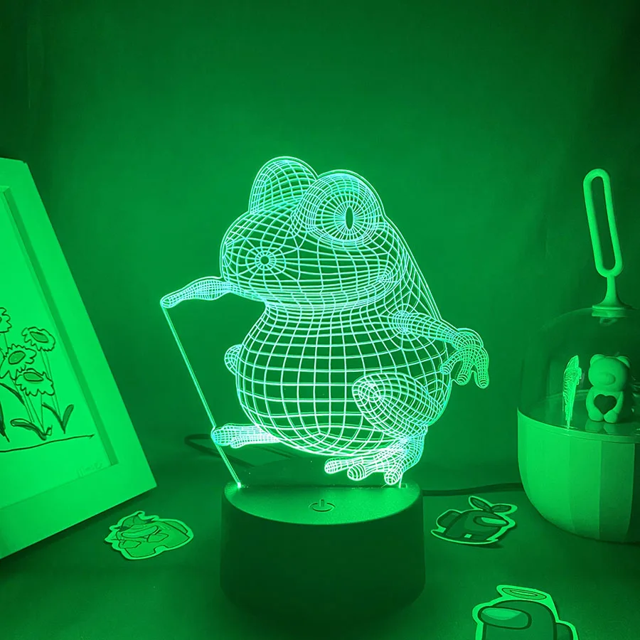Cute-Animal-Frog-3D-LED-Neon-Night-Lights-Colorful-Birthday-Gift-For ...