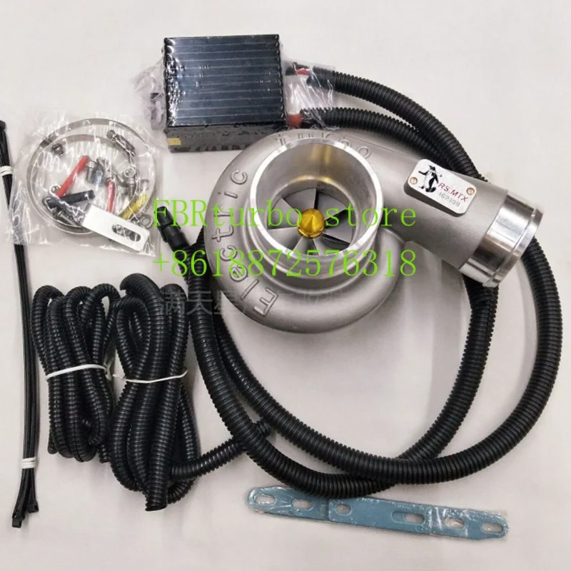 Universal-12V-Electric-Turbo-Supercharger-Kit-Thrust-Electric ...