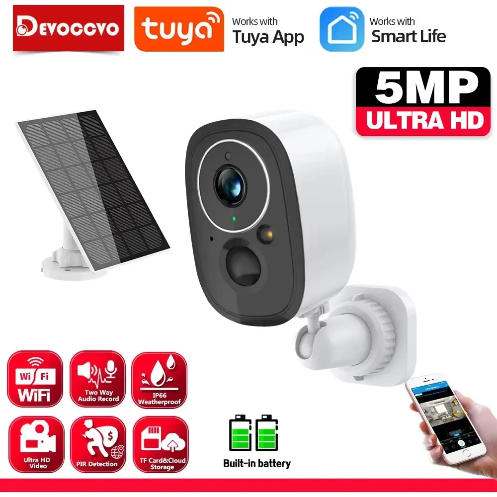 Tuya-Smart-Life-Rechargeable-Battery-Wifi-IP-Camera-Outdoor-Waterproof ...