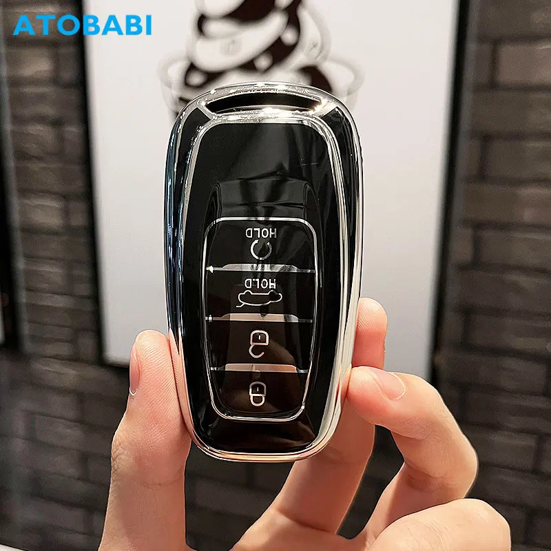 TPU-Car-Key-Cover-Remote-Fobs-Cases-Protector-Keychain-Auto-Accessories ...