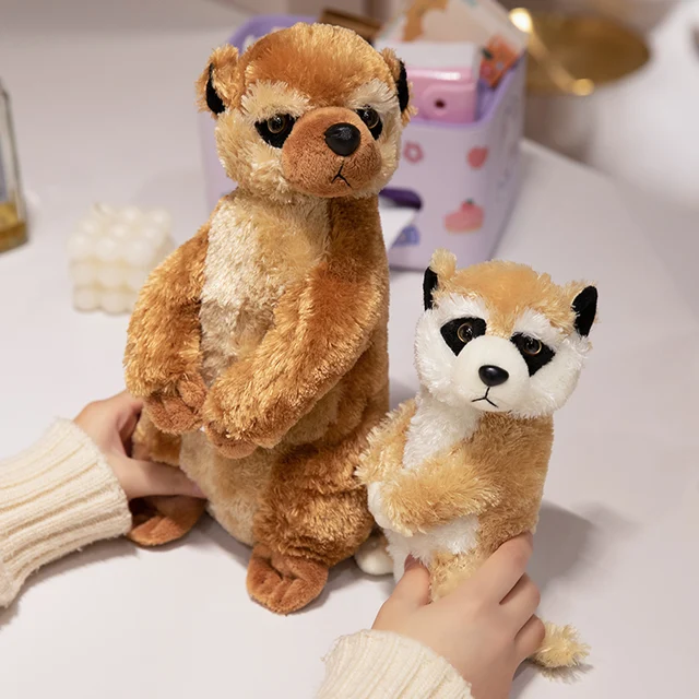 Stuffed Animal Meerkat CA Australia Wild Animal Sitting Meerkat Plush
