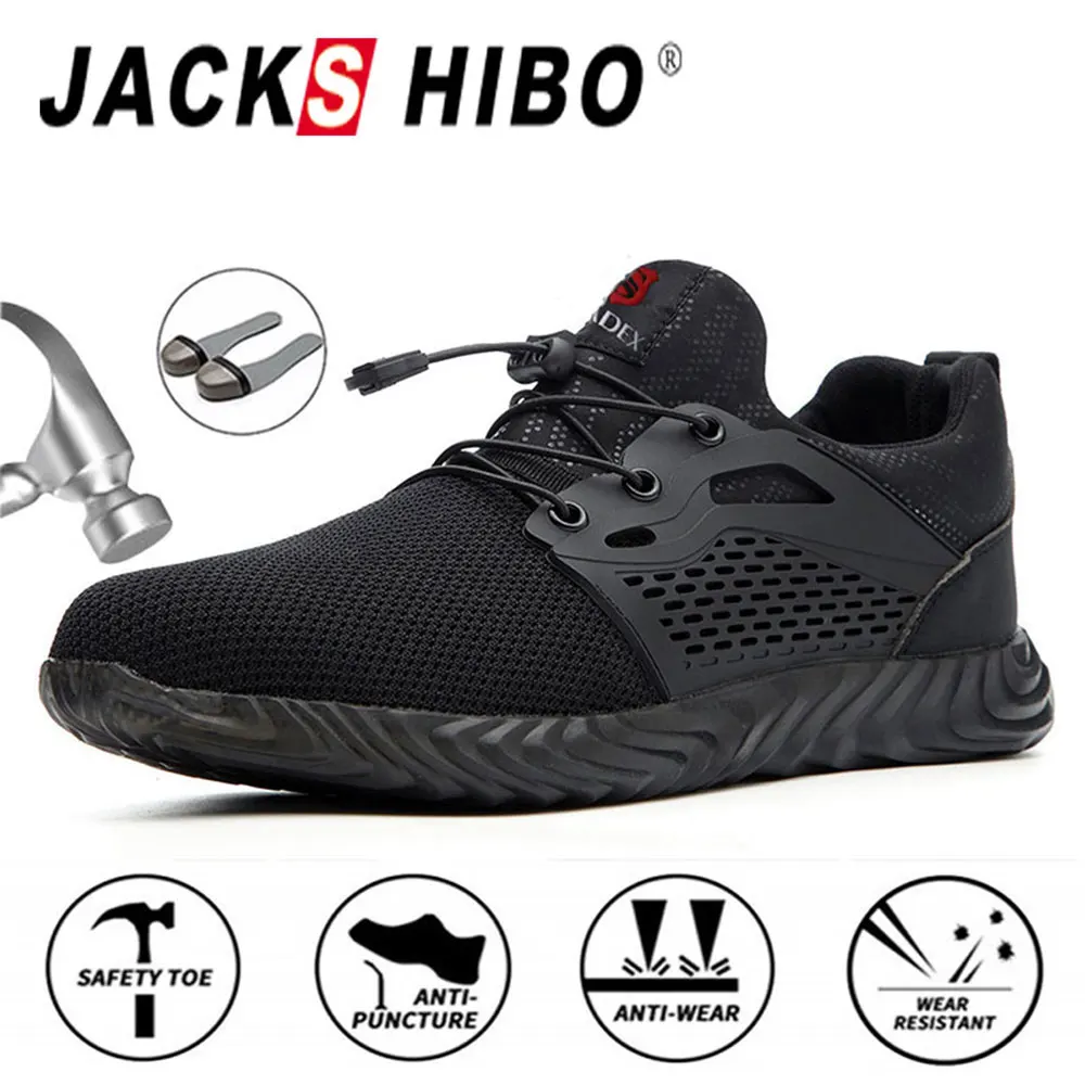 Suadex Breathable Safety Work Shoes For Men Male Anti-smashing Steel ...
