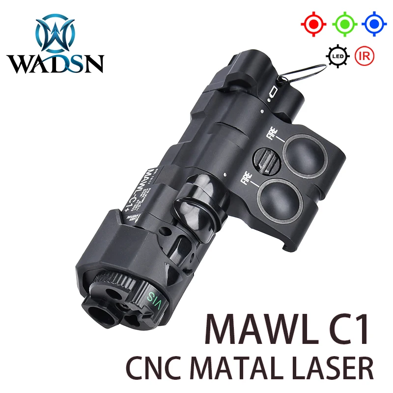 New-Real-Mawl-C1-Metal-Tactical-Red-Green-Laser-Surefir-M300-M300C ...