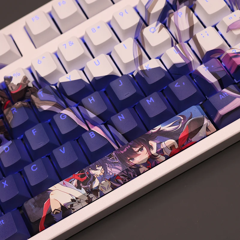 108Keys-Set-Honkai-Star-Rail-Seele-PBT-Anime-Gaming-Girl-Cute-Custom ...