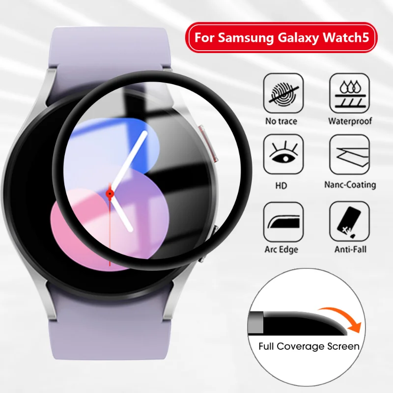 3D-Curved-Screen-Protector-for-Samsung-Galaxy-Watch-4-5-Pro-Full ...