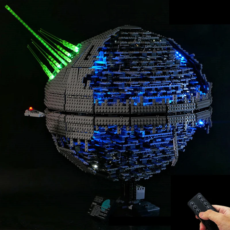 RC-LED-Light-Kit-For-LEGO-10143-Death-Star-II-Building-Blocks-Brick-Toy ...