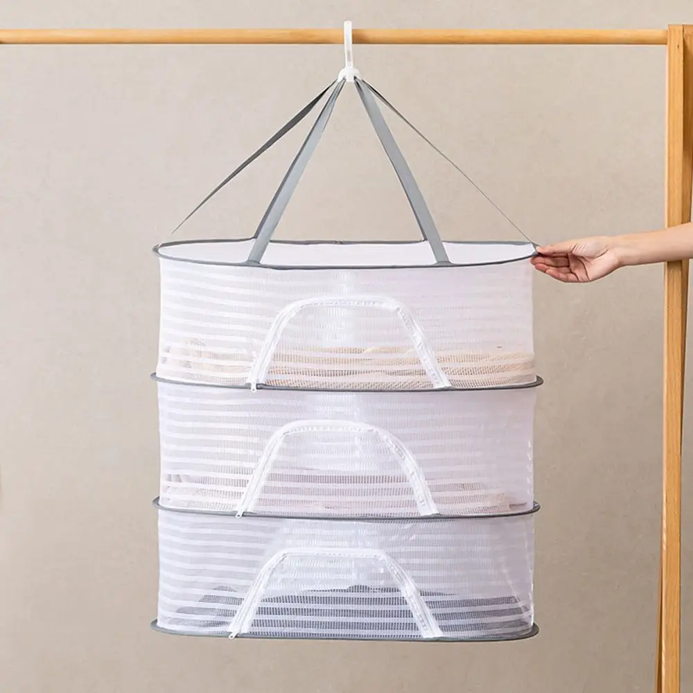 1-3-Layers-Drying-Net-Herb-Dryer-Mesh-Vegetable-Food-Fish-Hanging ...