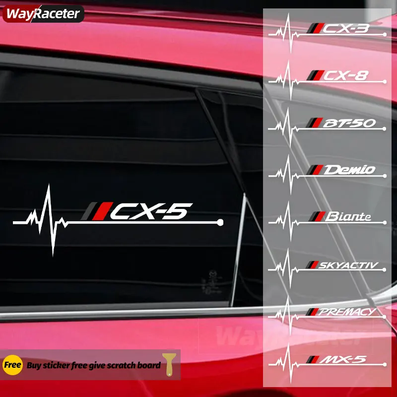 Reflective Body Window Sticker For Mazda Cx5 Cx3 Cx7 Cx8 Cx9 Bt50 Demio ...