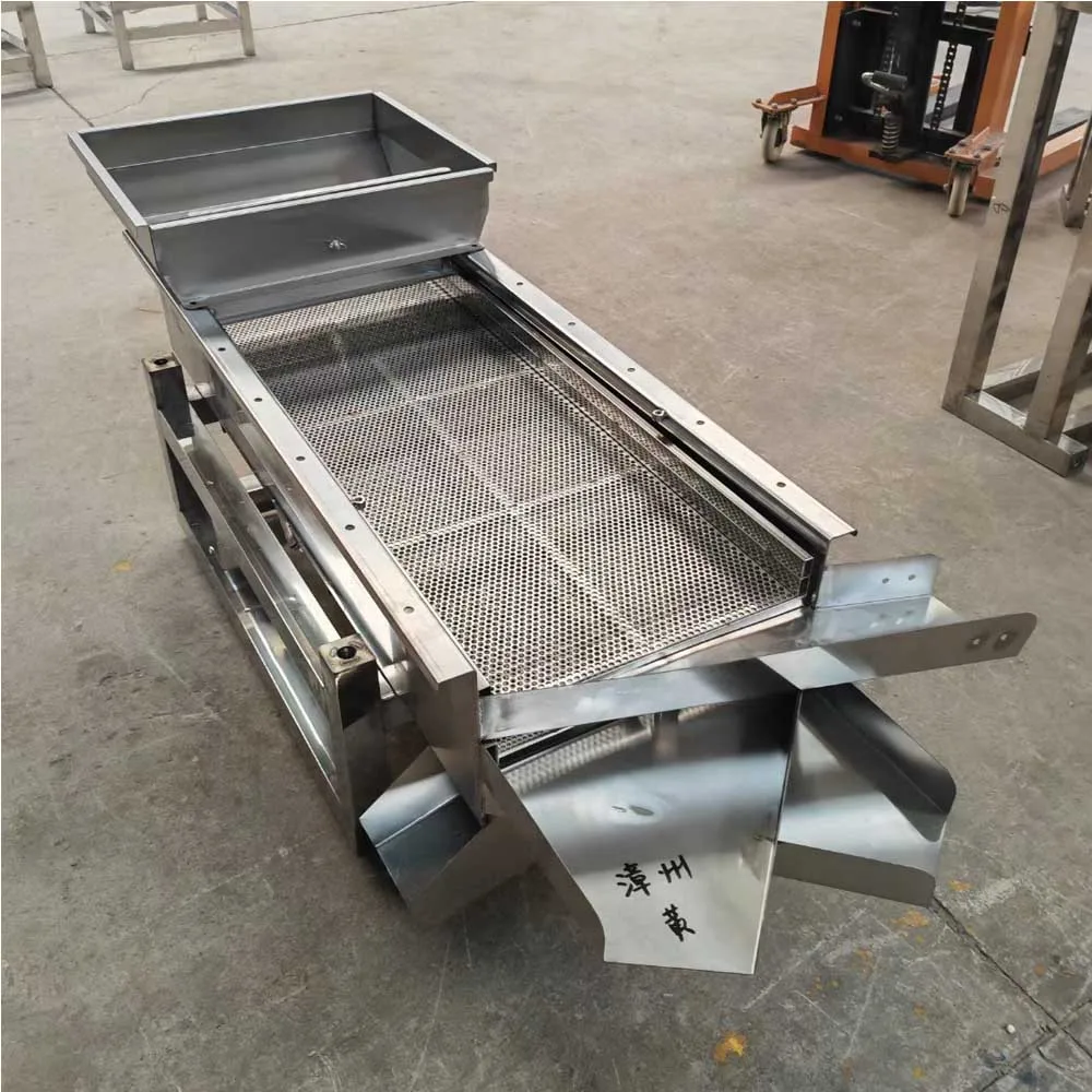 Food sieve machin three layers sieve 40*120cm vibrating electric screen ...