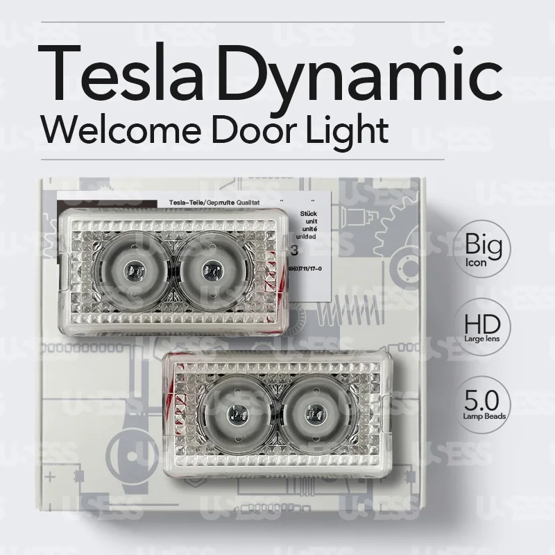Welcome-Car-Door-Light-For-Tesla-Model3-ModelX-ModelY-S-Dual-lens-icon ...