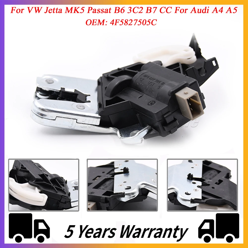 Rear-Trunk-Lid-Lock-Latch-4F5827505D-New-For-VW-Jetta-MK5-Passat-B6-3C2 ...
