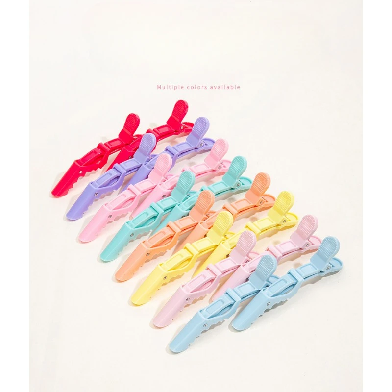6pcs/Lot Hairdressing Alligator Clip Hair Salon Perm Hair Dye Plastic ...