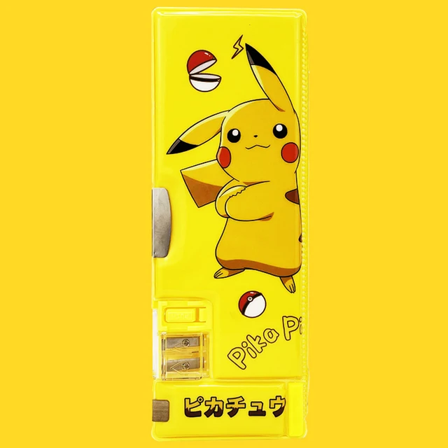 Pokemon Pencil Case Pikachu Kawaii Anime Pen Box School Student Kid ...