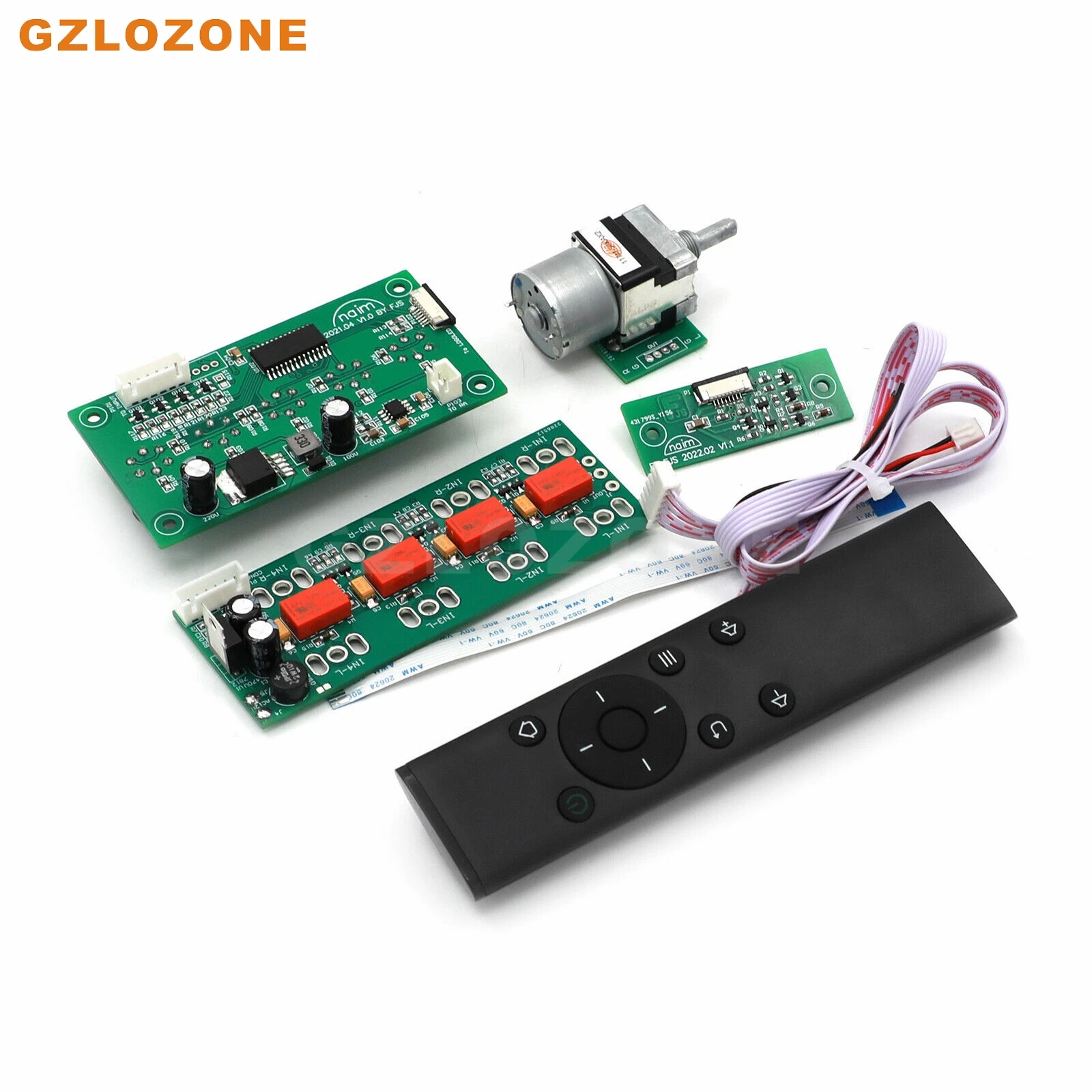 Naim Style Remote Volume Control Board With 4 Way Audio Input Choose ...