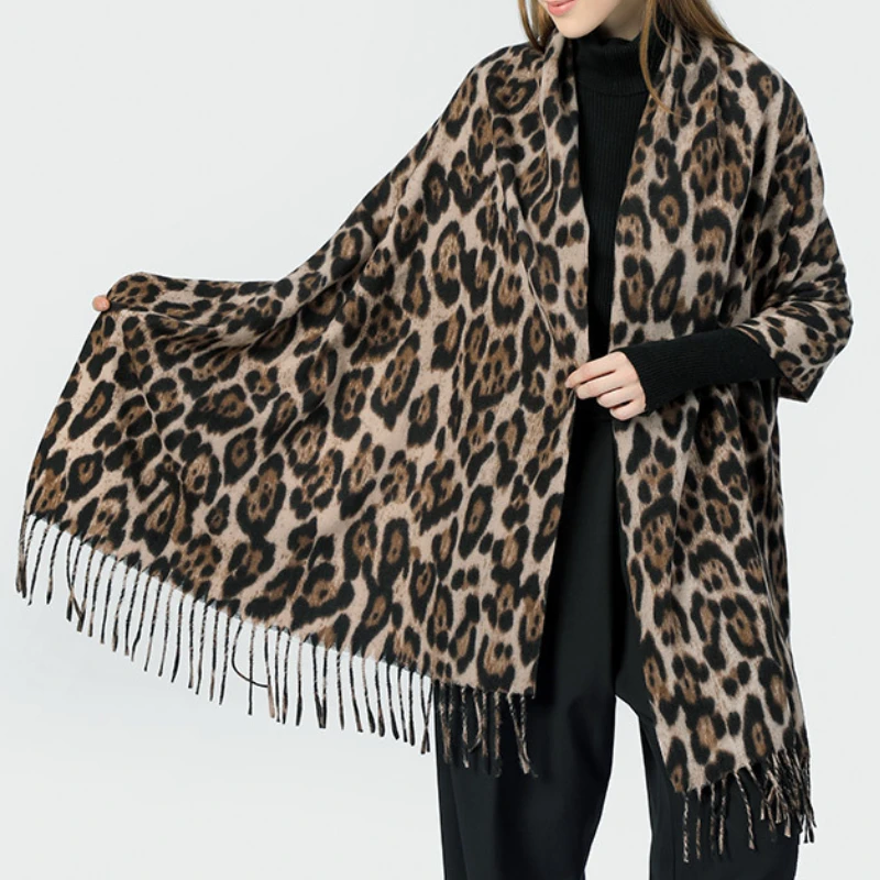 Bufanda-de-leopardo-de-dise-ador-para-mujer-chal-de-Pashmina-c-lido ...