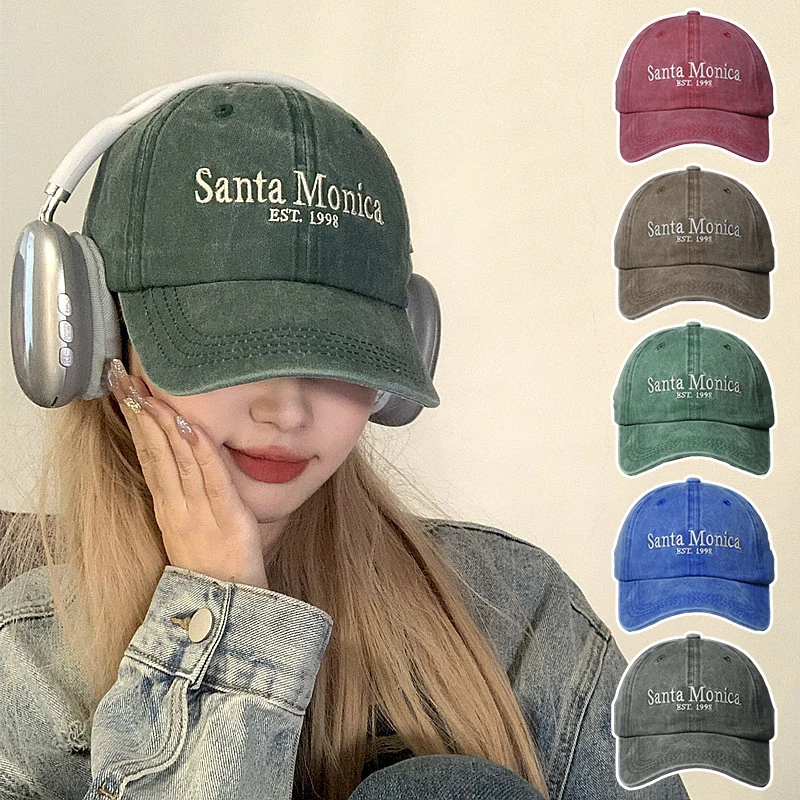 Washed-Cotton-Retro-Vintage-Baseball-Cap-Men-Women-Snapback-Caps ...