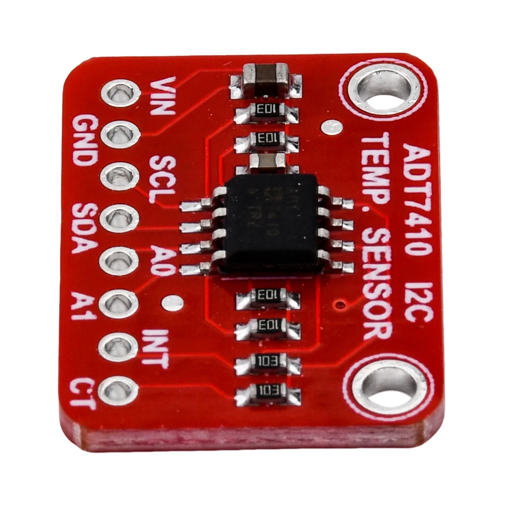 Adt7410 Nagy Pontosság I2C Hőmérséklet-Érzékelő Kitörési Tábla 16 Bit Nagysebességű Interfész ...