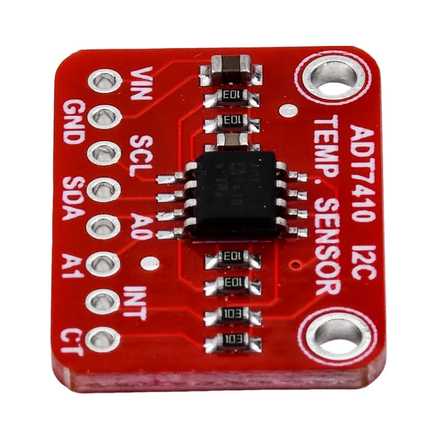 Adt7410 Nagy Pontosság I2C Hőmérséklet-Érzékelő Kitörési Tábla 16 Bit Nagysebességű Interfész ...