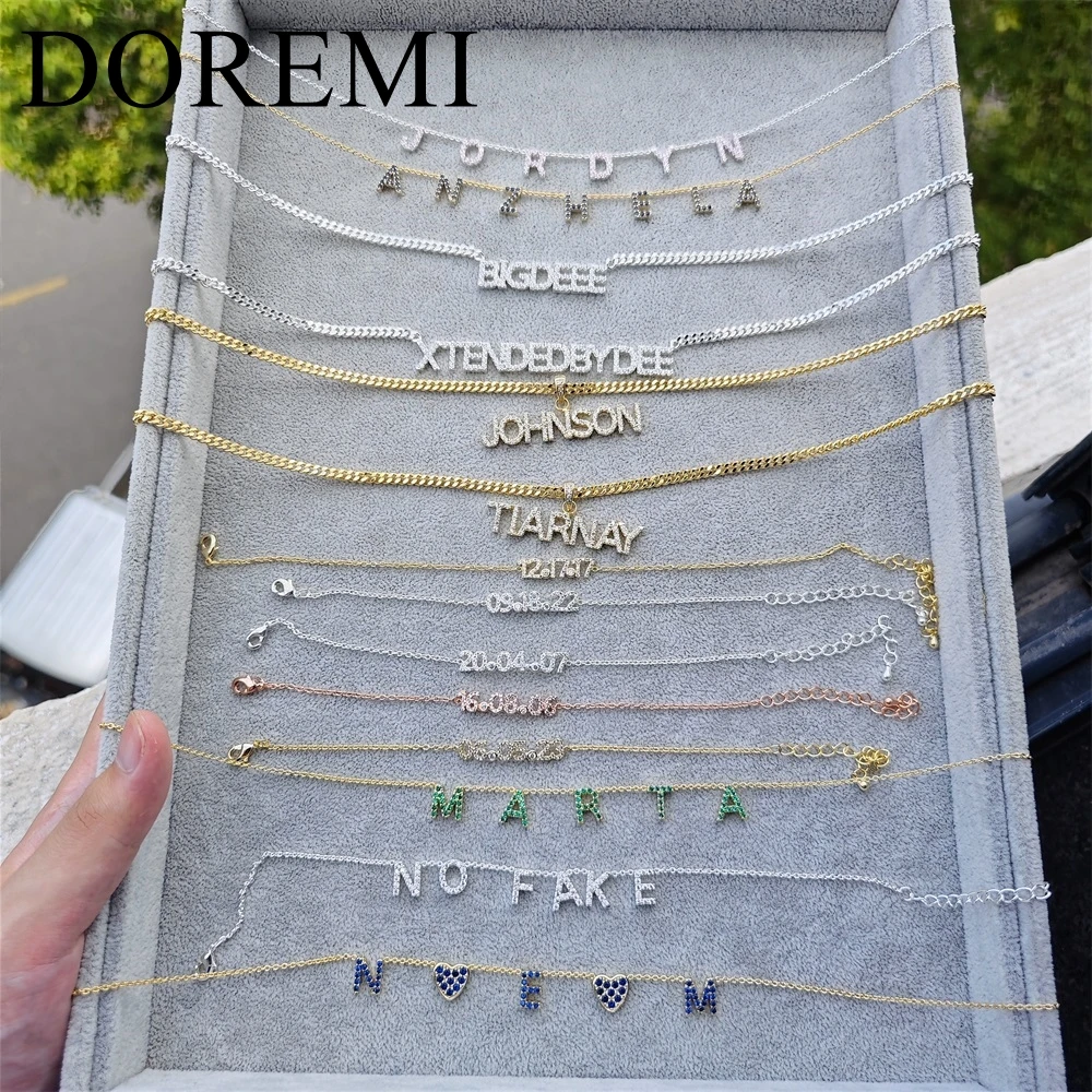 DOREMI-9mm-Zircon-Letter-Name-Necklace-Full-Crystal-Initial-Letter ...