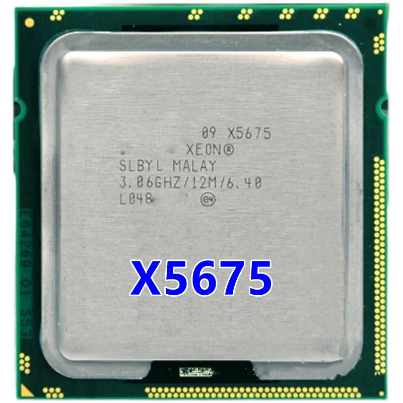 100% Teste Intel Xeon X5675 CPU Processador 6 Core Socket LGA 1366 X ...