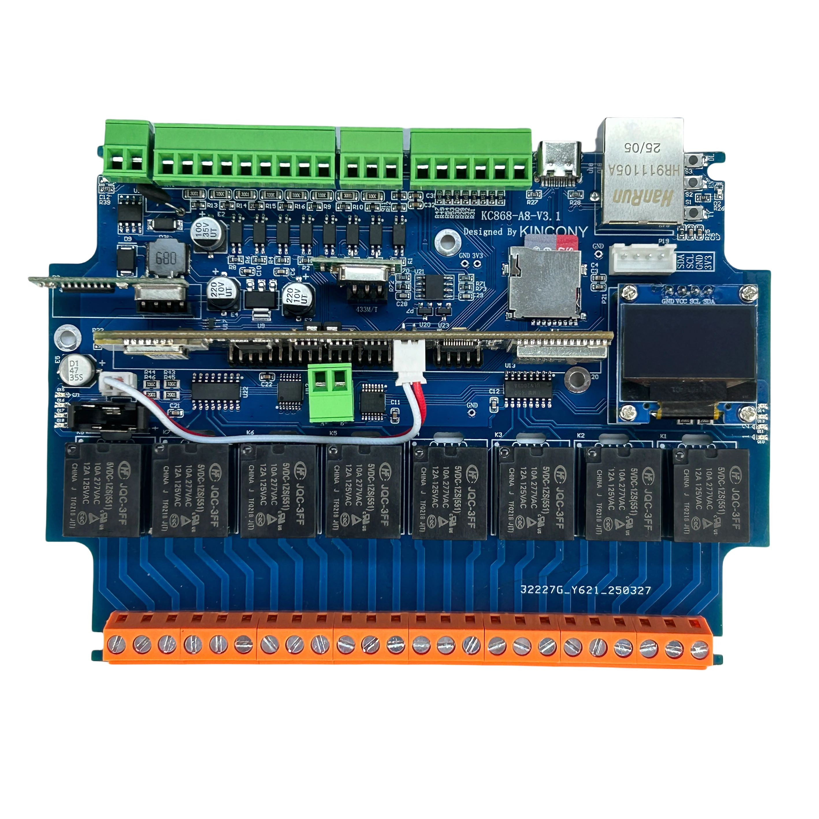 A8v3 ESPHome ESP32-S3 Smart Controller Development Relay Board Support ...