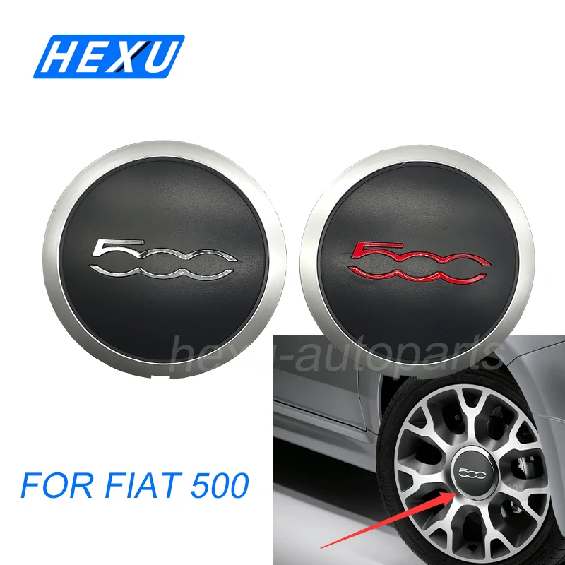 One PC 133mm Wheel Cover Centre Cap For Fiat 500 51884863 68078419AC ...