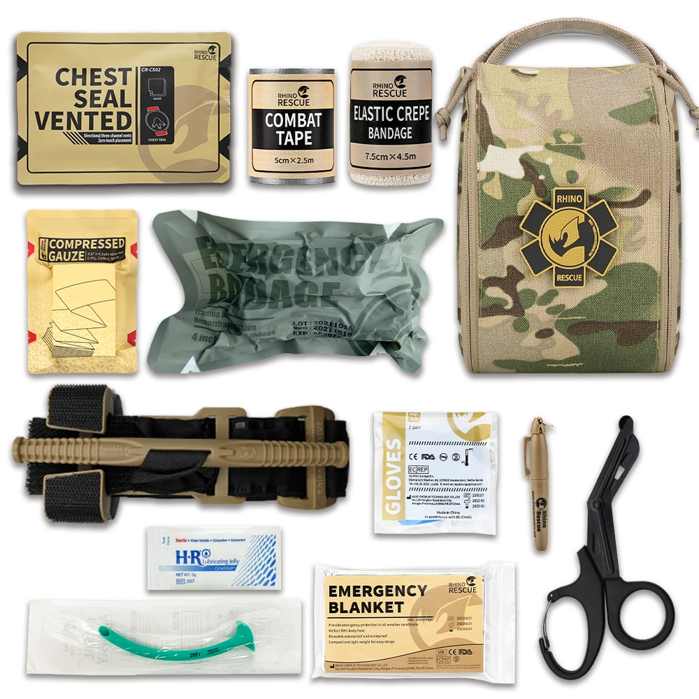 Rhino-Rescue-Tactical-First-Aid-Kit-IFAK-With-Molle-Survival-Pouch-For ...