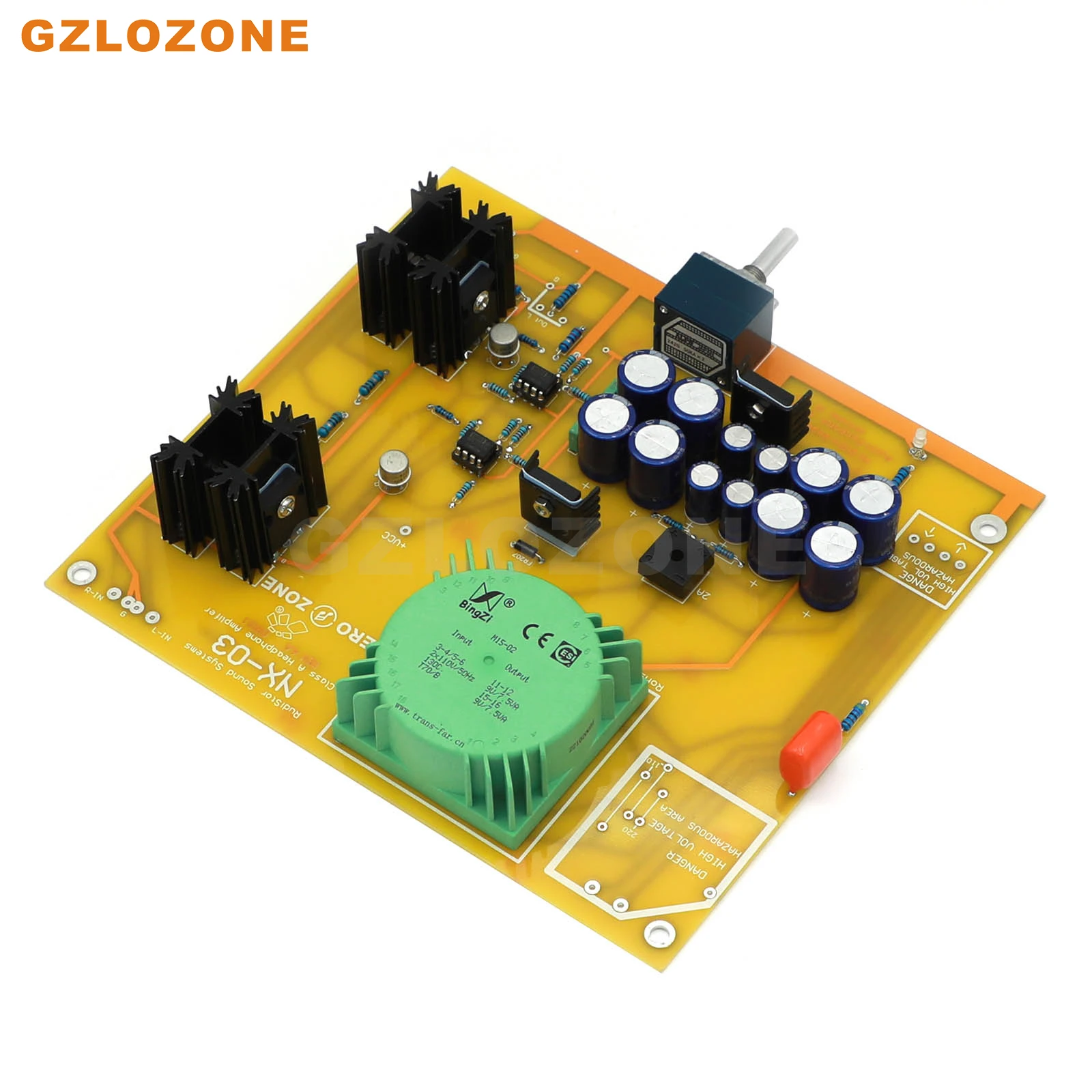 ZEROZONE NX03 Headphone Amplifier Base On RudiStor NX-03 DIY Kit ...