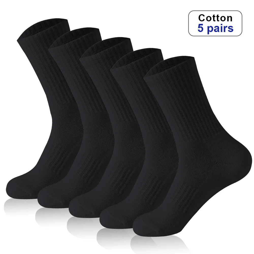 Brand Men Cotton Socks New Style White Socks Men Soft Breathable Sports ...