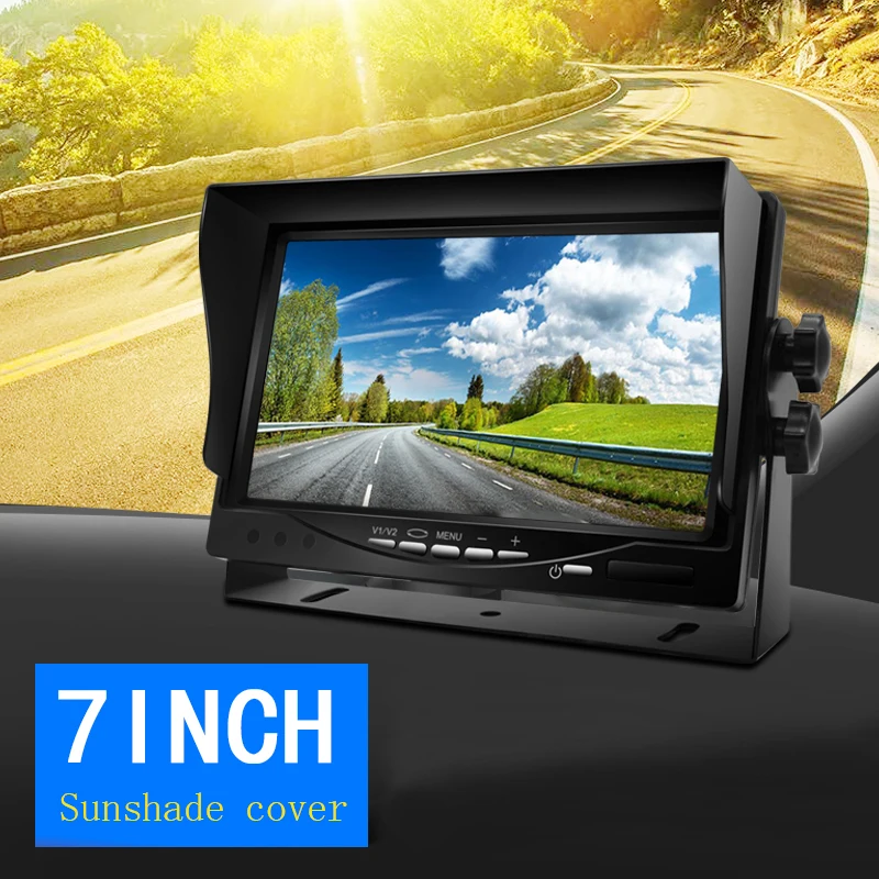 7-Inch-Car-Monitor-TFT-LCD-Sunshade-Display-Rear-View-Screen-12V-24V ...
