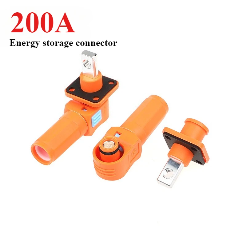200A Energy Storage Connector Single Core High-Current Through Wall ...