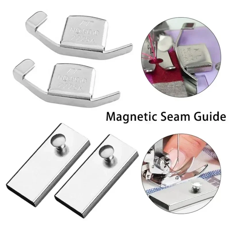 1/2pcs Magnetic Seam Guide Magnet for Sewing Machine Magnetic Sewing ...