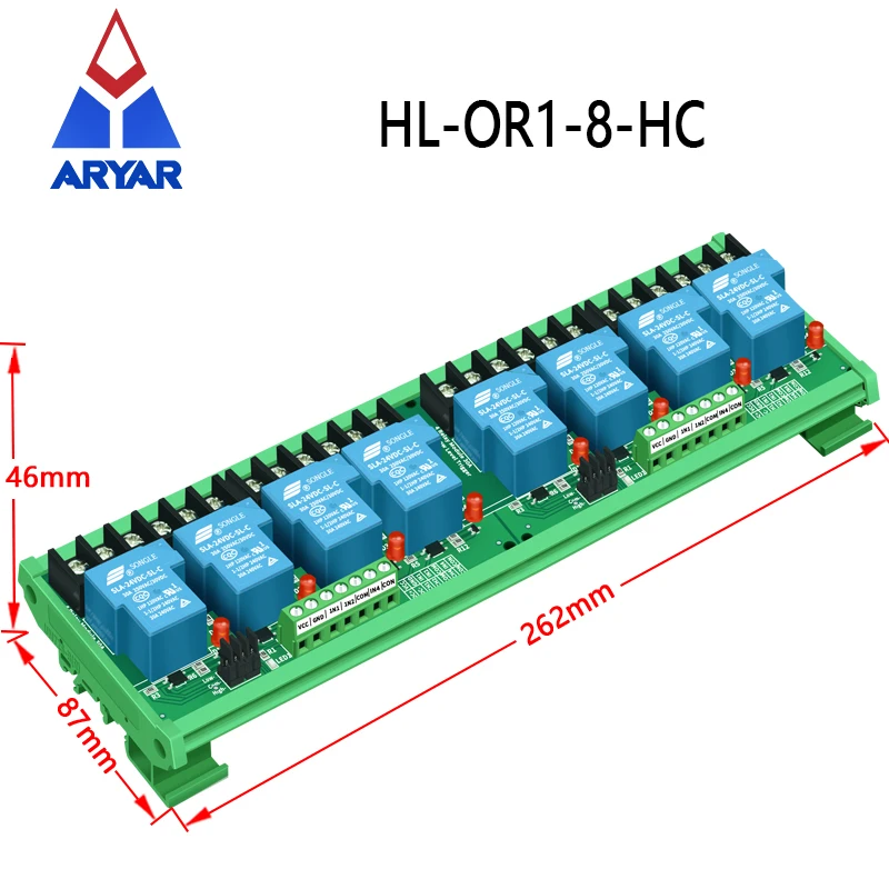 8-channel-high-current-Trigger-Voltage-relay-module-30A-5V-12V-and-24V ...