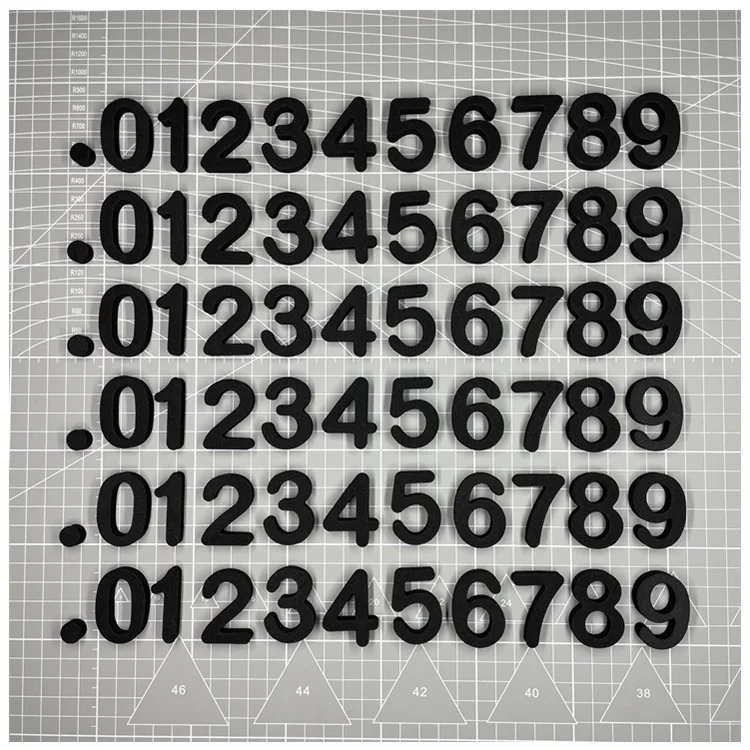 EVA Figures letters fridge sticker magnet suction stone English letters ...