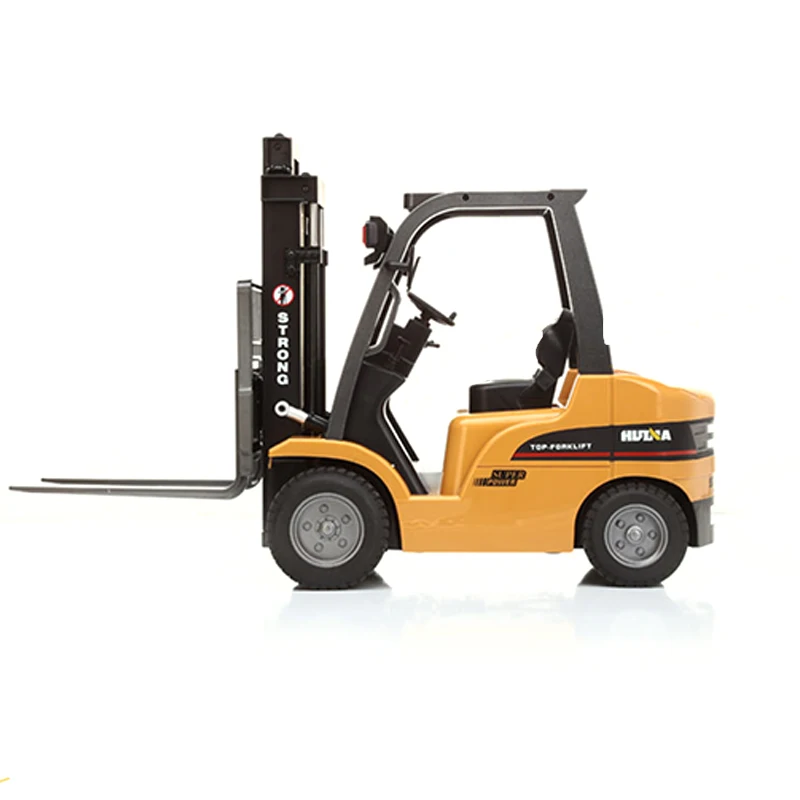Mini Forklift RBLOCTOYNY Mini RC Forklift Truck, 1/64 Scale Truck With ...