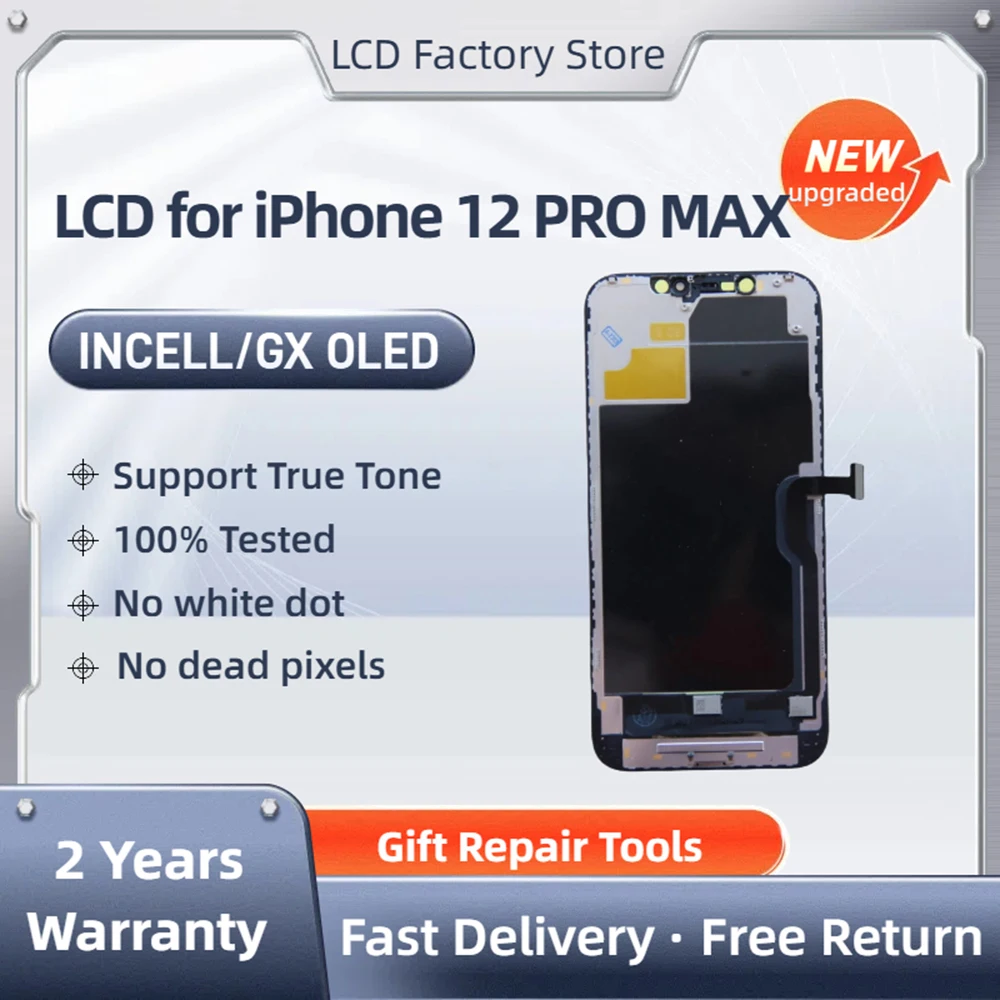 LCD Touch Digitizer Assembly Replacement for iPhone 12 Pro Max Screen ...