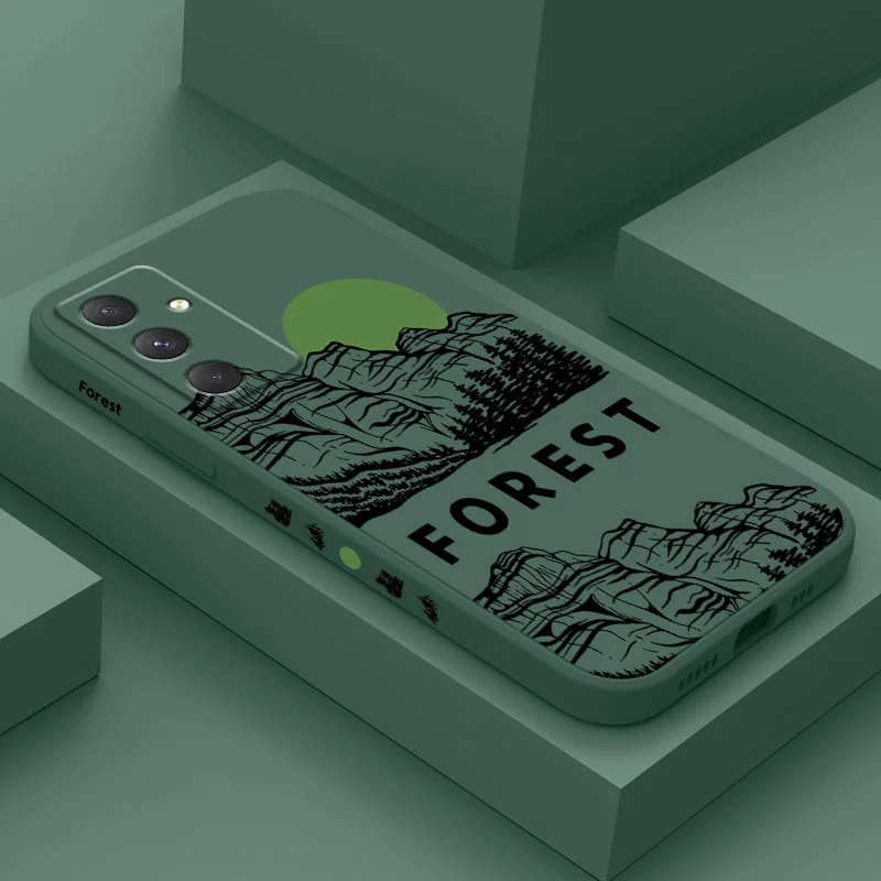 Sunset Forest Phone Case - Nature-Inspired Protective Cover for Samsung ...