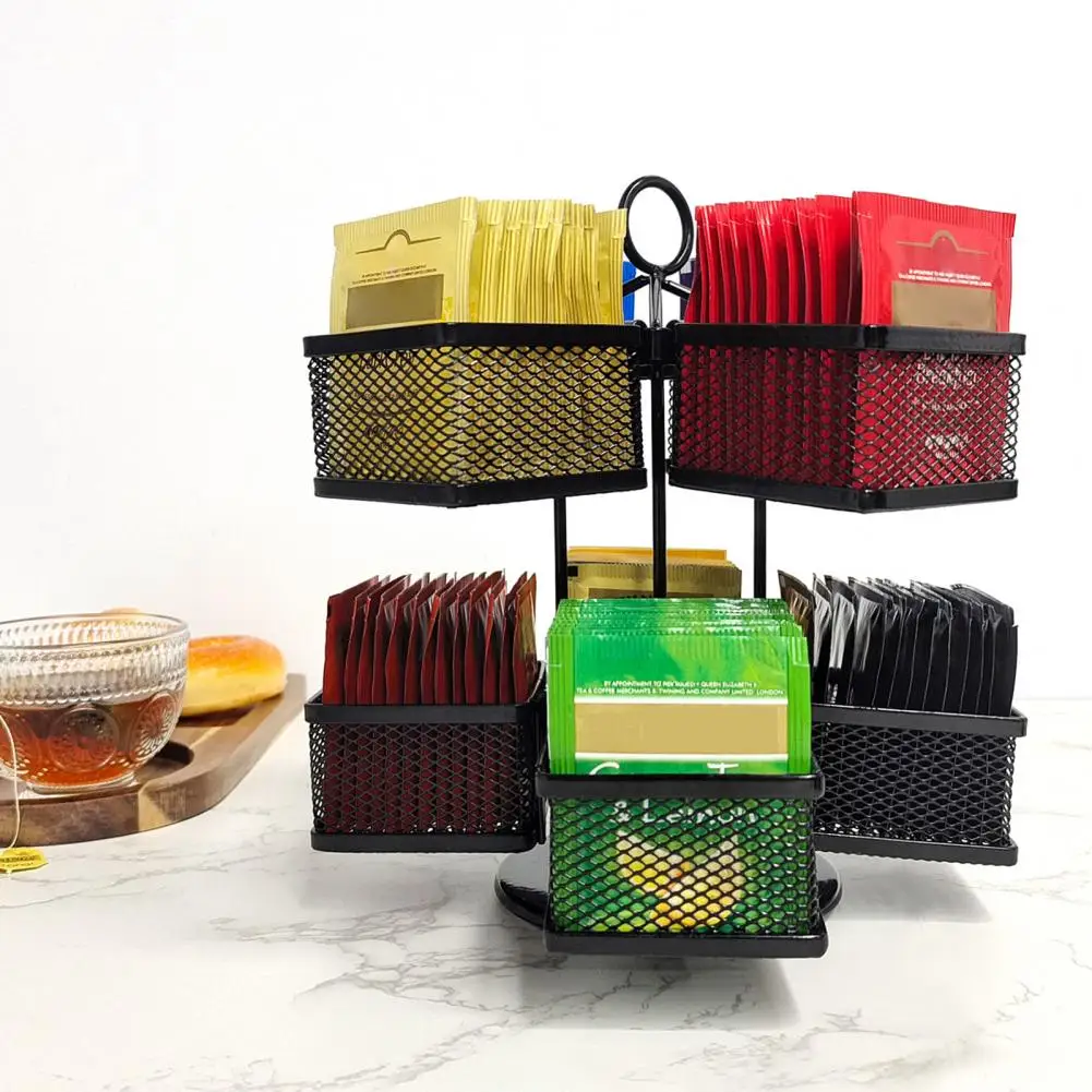 Tea-Bag-Display-Rack-Tea-Bag-Organizer-Metal-Tea-Bag-Storage-Holder ...