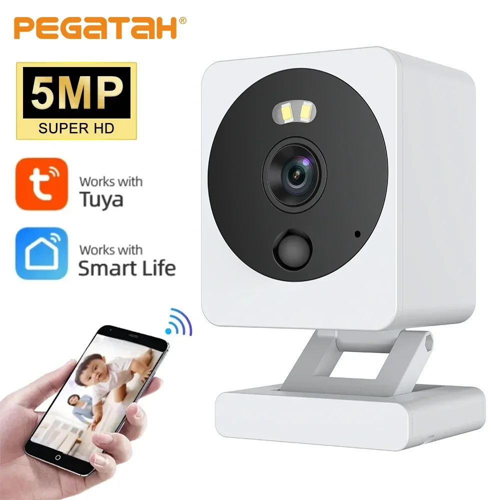 New-Tuya-Wifi-Security-Camera-5MP-Baby-Monitor-Smart-Life-Home-Outdoor ...