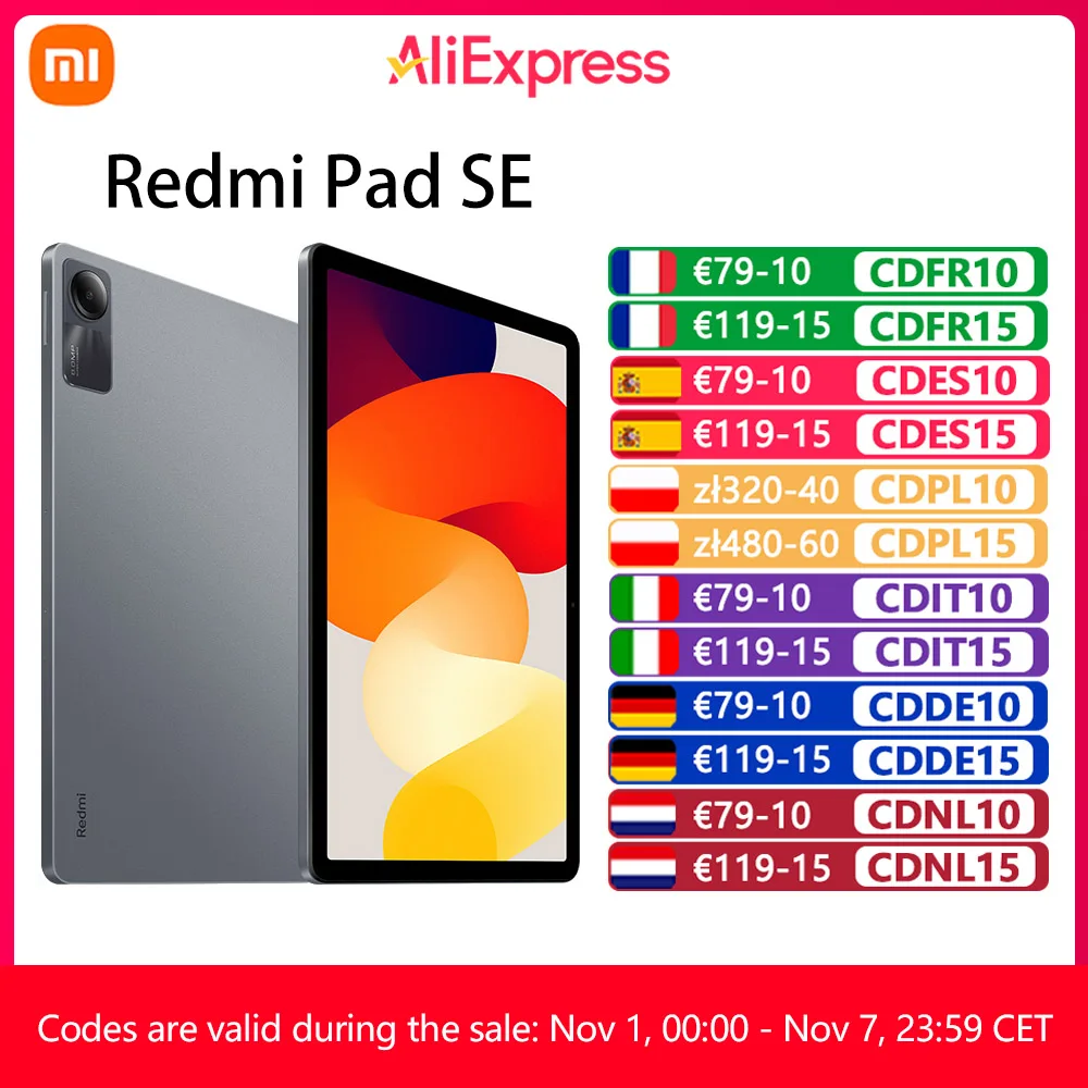 Xiaomi-Redmi-Pad-SE-Tablet-global-version-FHD-screen-11-8-cores ...