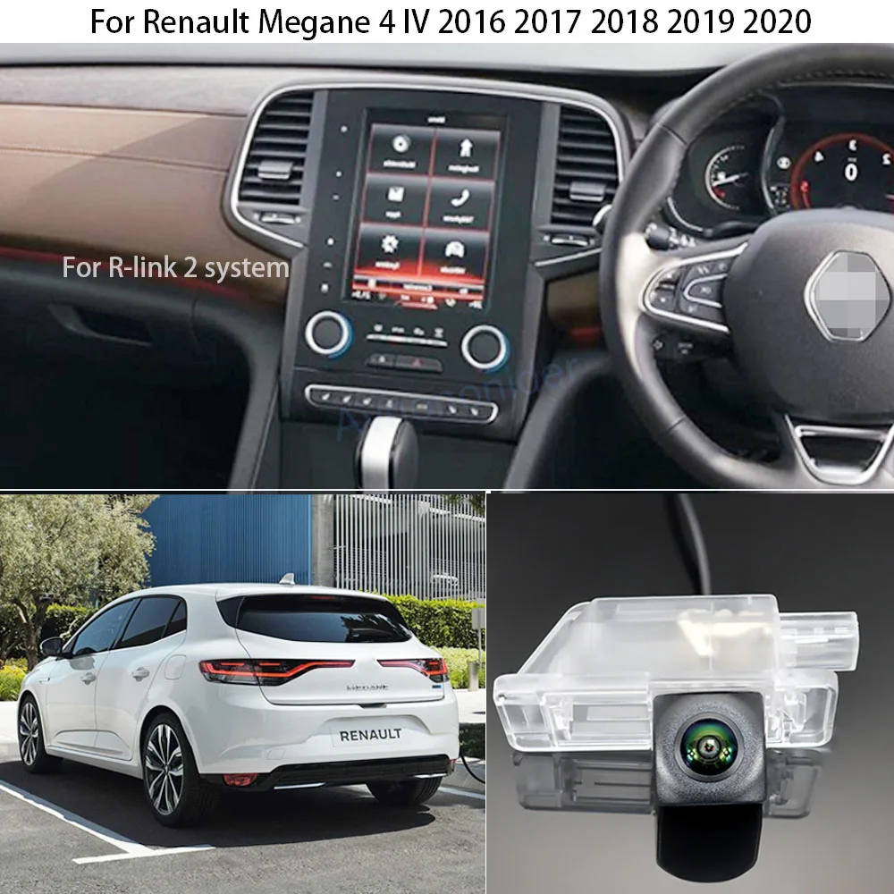 Car Rear View Camera For Renault Megane 4 IV 2016~2020 R-link 2 system ...