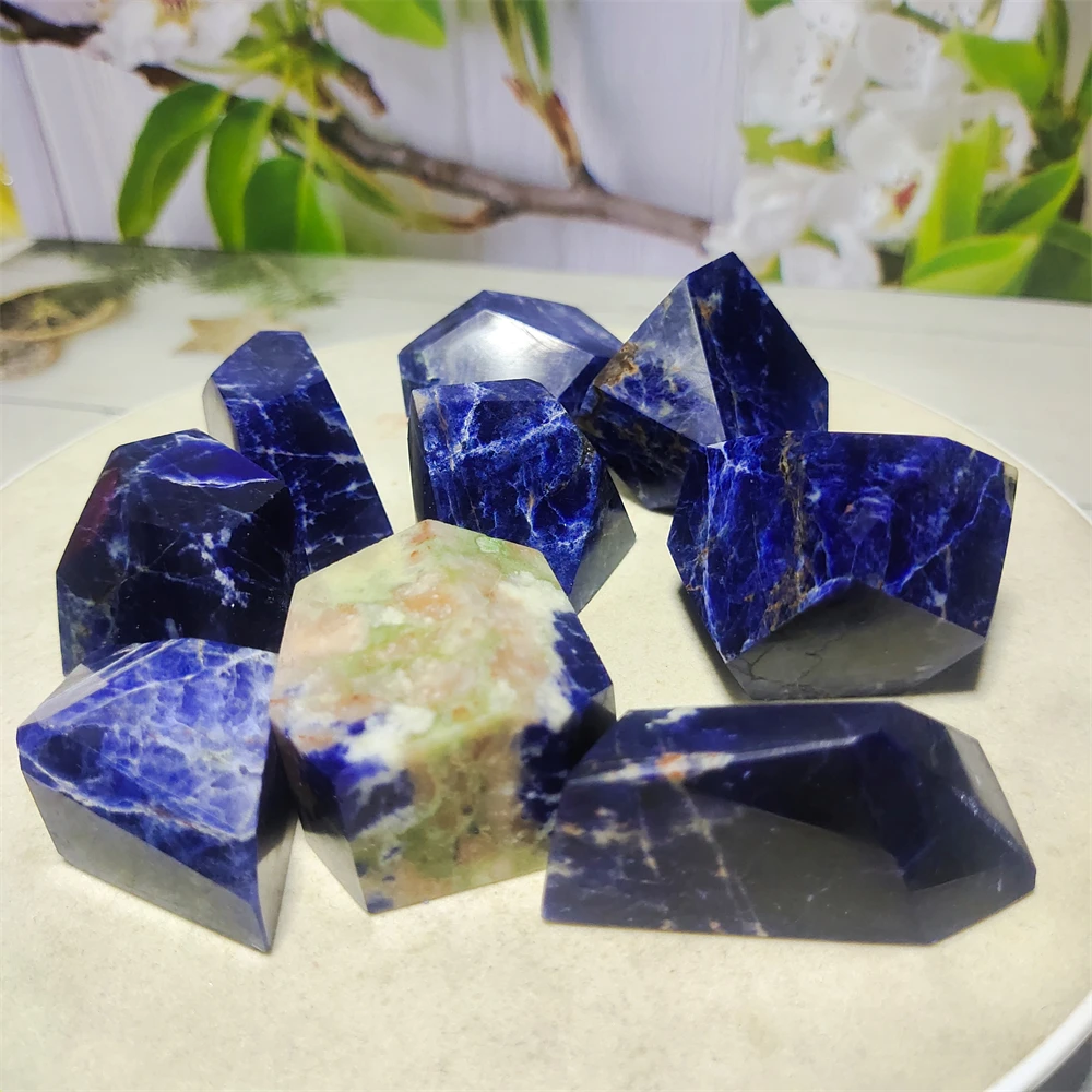 Sodalite Natural Stones Crystals | Loose Blue Sodalite Stone | Original ...