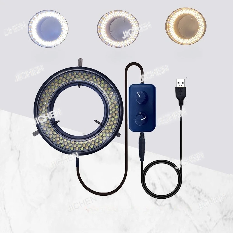 JC USB 5V Microscope Ring Light Source LED Illuminant Lamp Cool and ...