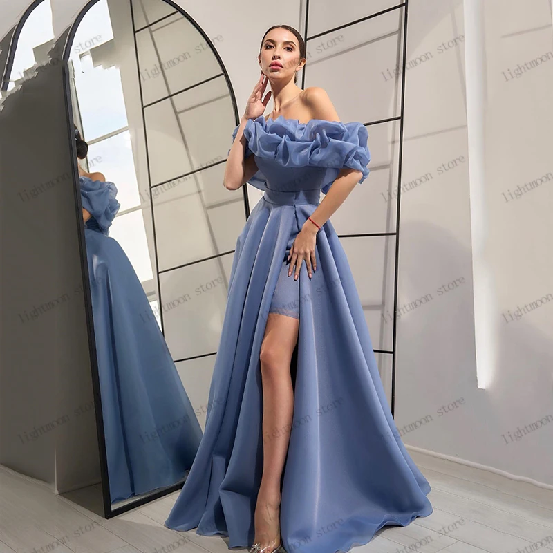Eleganti-abiti-da-sera-a-line-Blue-Prom-Dress-Off-The-Shoulder-Robes ...