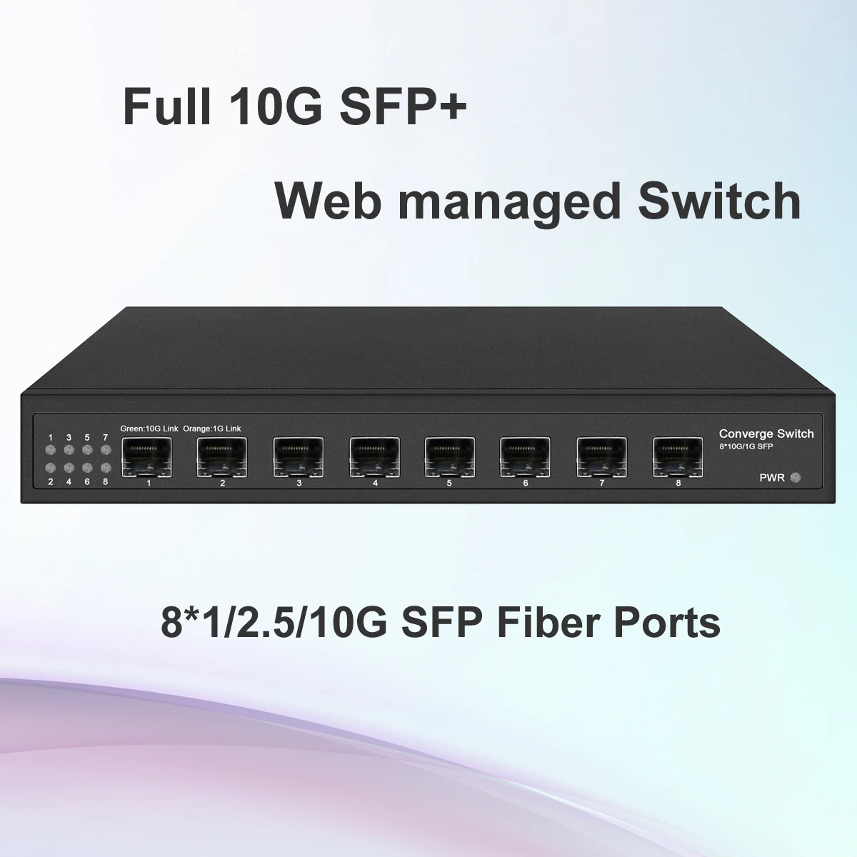 Smart-Lite-Multi-Gigabit-Ethernet-8-Port-Fiber-Switch-Auto-Adaptive ...