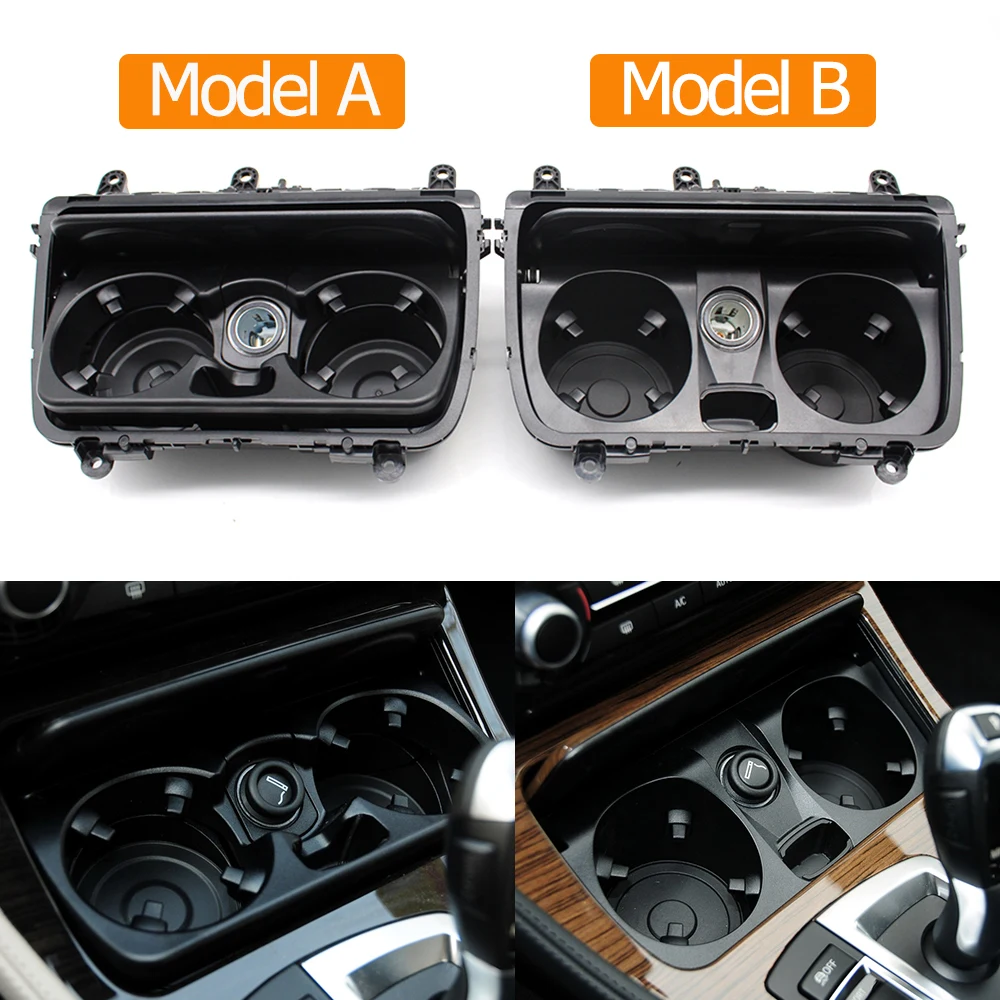 Interior Car Front Center Console Drink Water Cup Holder Assembly For ...