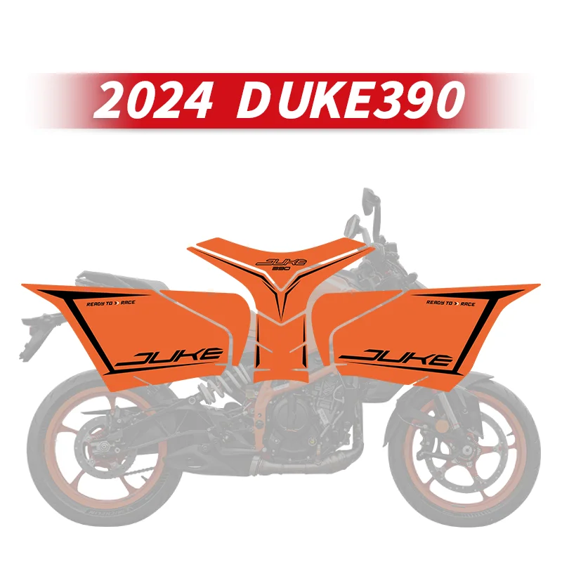 Used-For-KTM-DUKE-390-2024-Bike-Fuel-Tank-Protection-Stickers-Kits-Of ...