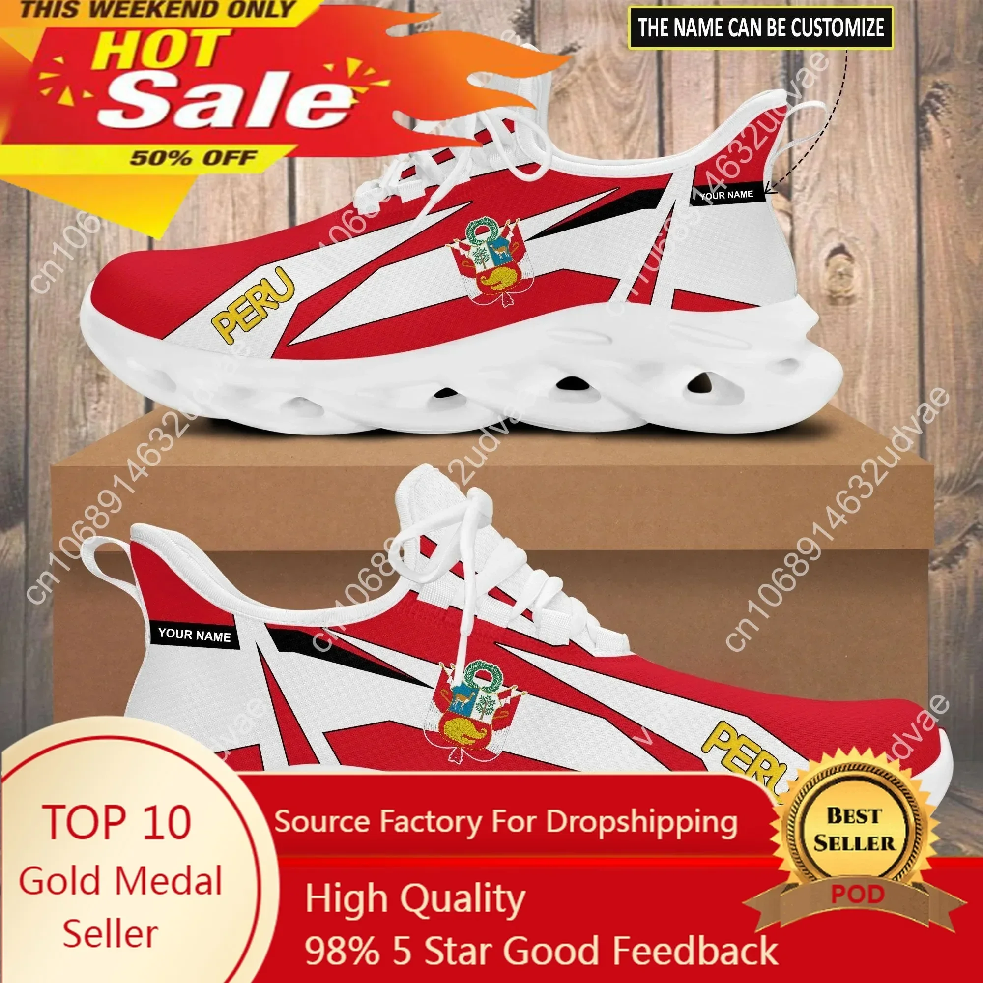 Hot-Sale-Sneakers-Male-Peru-Flag-Print-Men-s-Blade-Running-Sneakers ...